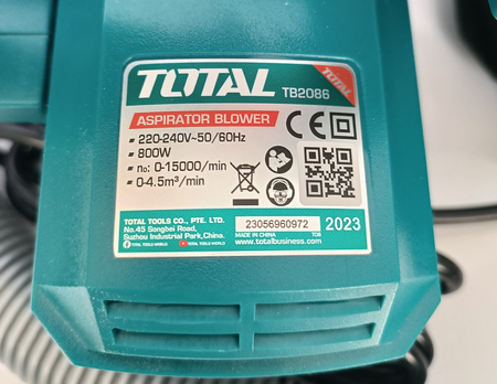 Bowler воздуходувка и пылесос Total-800W. 2в1.  Дрель перфоратор drel