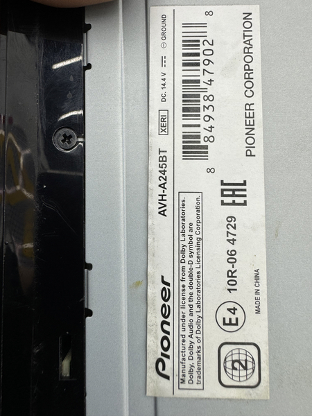 Pioneer A245BT Аригинал Mafon