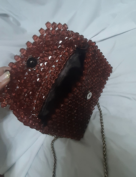 Сумки из бусин с подкладкой