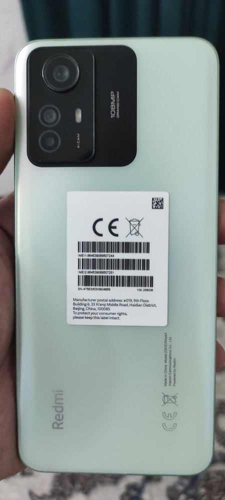 Redmi not 12 s 8.256G