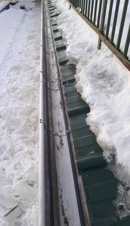 Обогрев Крыши, Водостоков