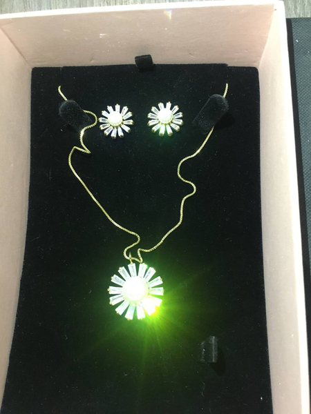 Подарок Neoglory Swarovski под золото