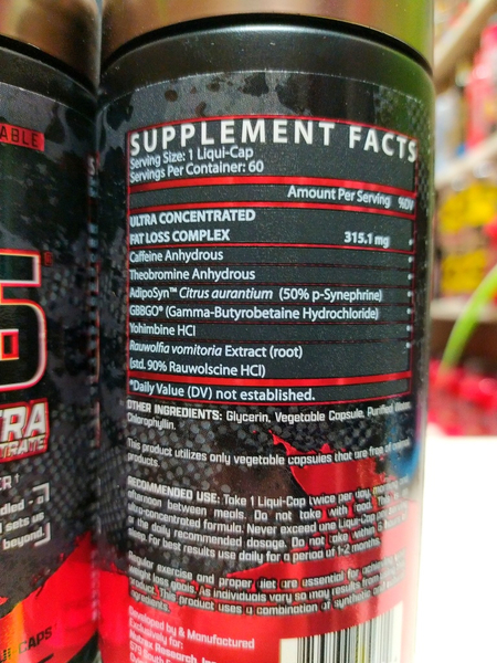 Lipo 6 Ultra Concentrate от Nutrex. Липо 60 капсул сжигатель жира.