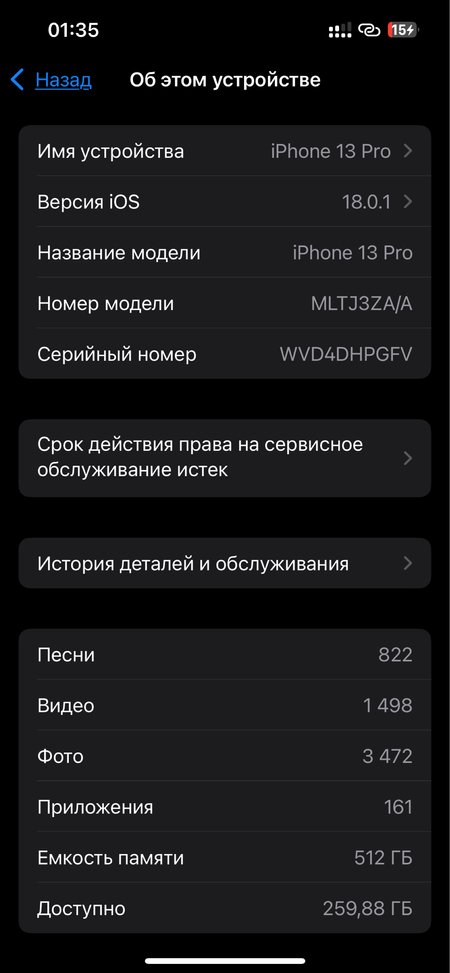 Iphone 13pro 512GB