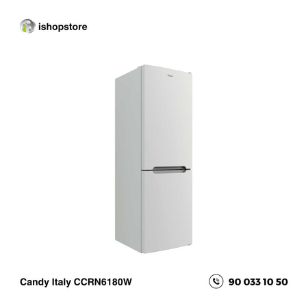 Muzlatgich Candy Italy CCRN6180W Muddatli to'lovga 588 000 so'mdan