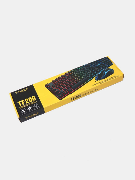 Клавиатура USB механическая с подсветкой HP GK 400 Y     (NT6364)