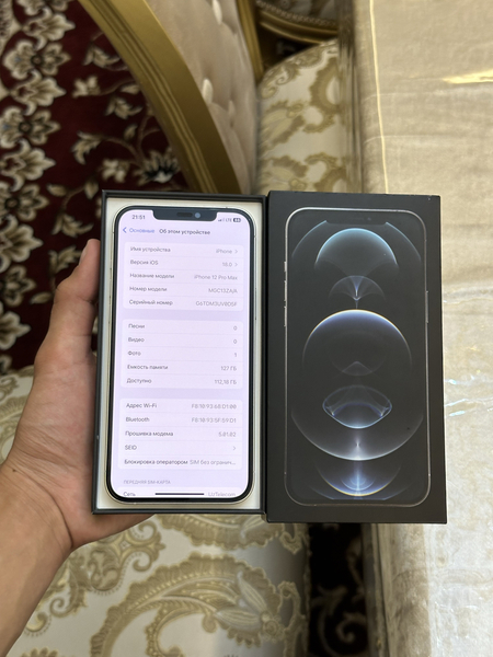 iPhone 12 Pro Max karobka dakument full