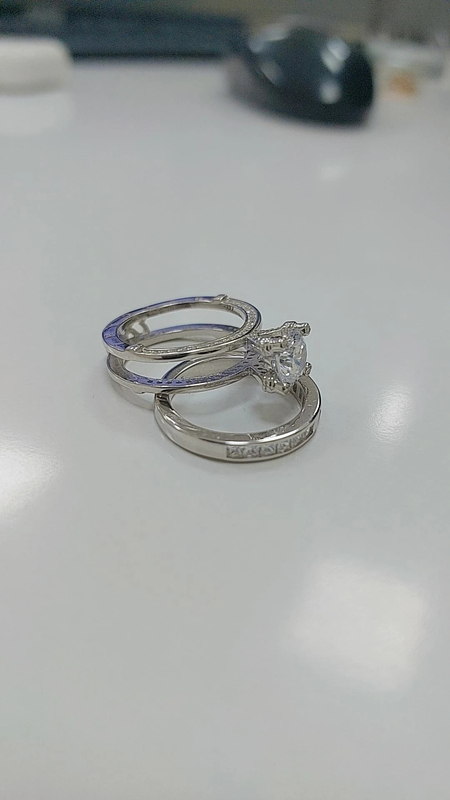 Кольцо булгари, серебро, 925 проба.