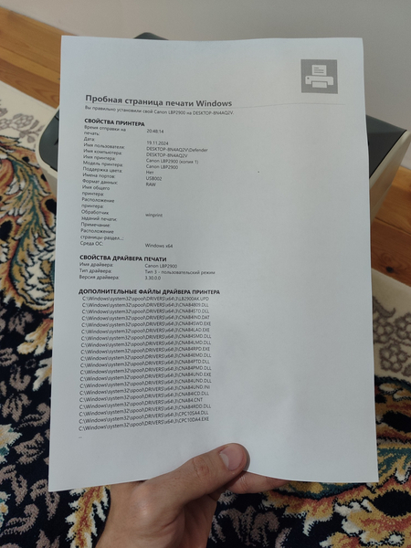 Printer Canon 2900