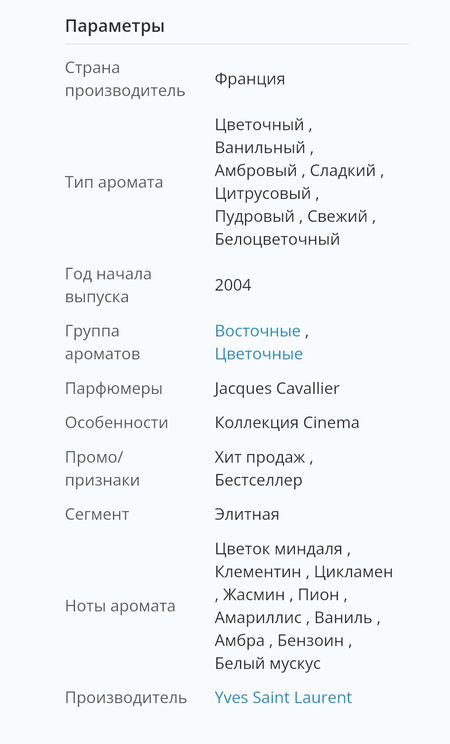 Винтажный парфюм, Франция
