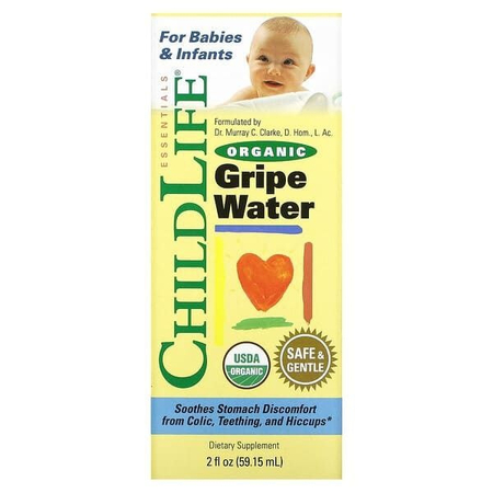 ChildLife Essentials, Органическая Вода против Коликов, 2 жидких унций