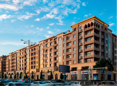 Новостройка ЖК NOVZA Golden House 3 комнатная 7-8 этаж, 121м2