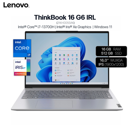 Lenovo ThinkBook 16 G6 Intel® Core™ i7-13700H 16/512GB 16,0