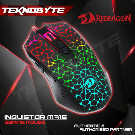 СКИДКА! Redragon INQUISITOR (7 прог кноп,DPI 10K)  мышка/мышь/mishka