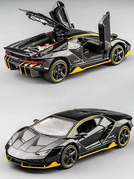 Металлическая машинка в коробке Lamborgini