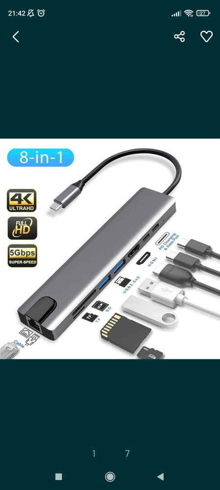 Скидка! Type c Display port 4 k кабель macbook,samsung s 8/9/10и т.д(2