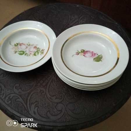 тарелки советские  6 шт. и др.