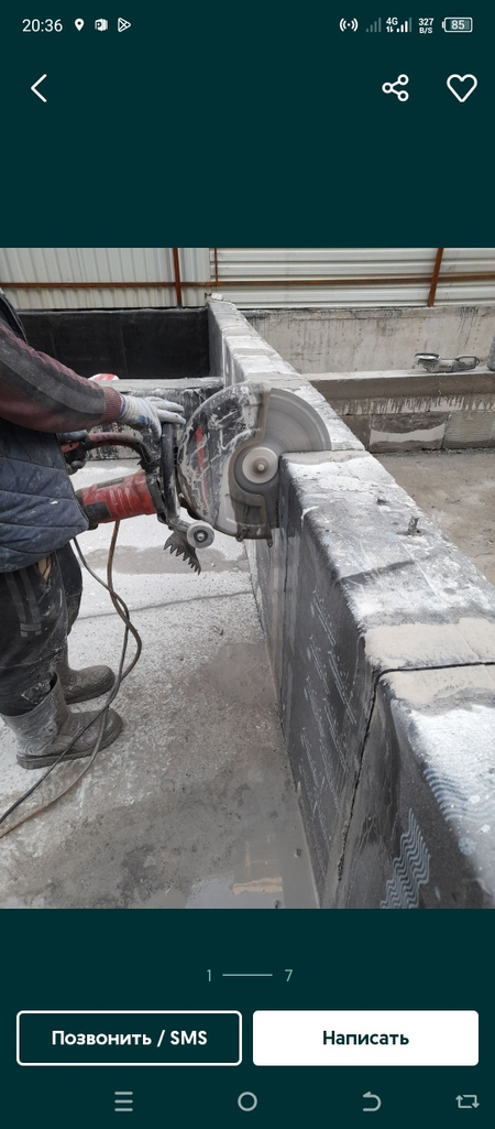 Beton kesish teshish