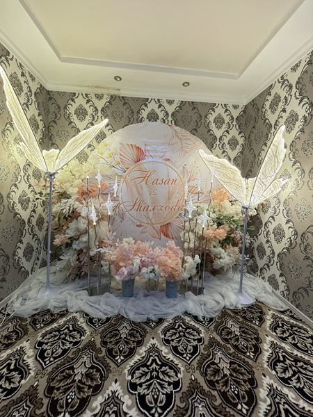 Услуга декорация Самарканд декорация невесты дома oformileniya decor
