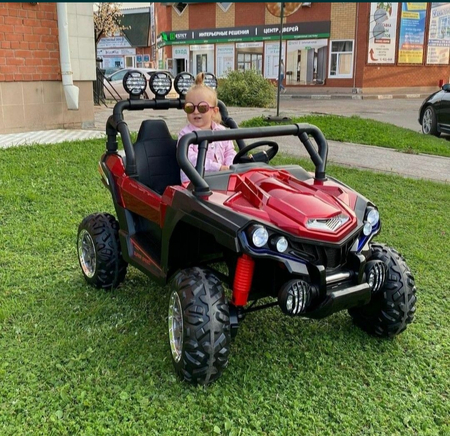 Даставка бесплатная. Детская электромобиль внедорожник Buggy 4х4 новий