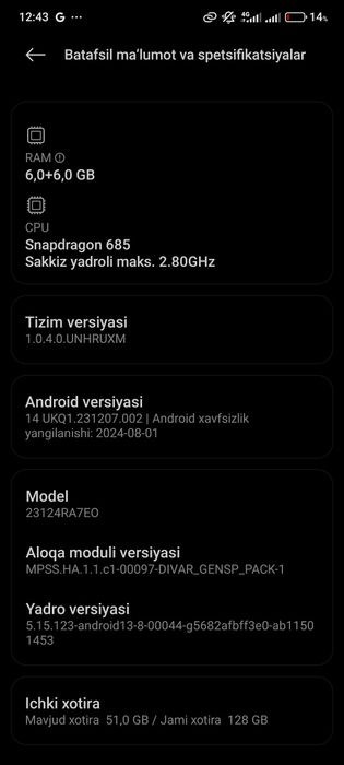 Redmi note 13 Karabka bor