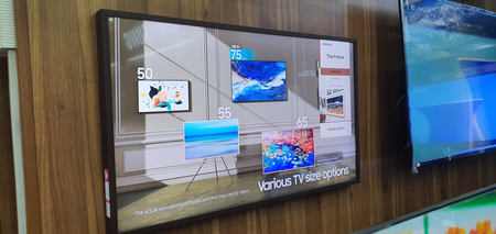 Премиум телевизор SAMSUNG 75 FRAME QLED 2022 NEW SMART 4K официальный
