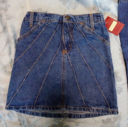 Новая джинсовая юбка из Америки для девочки 5-6 лет JCPenney