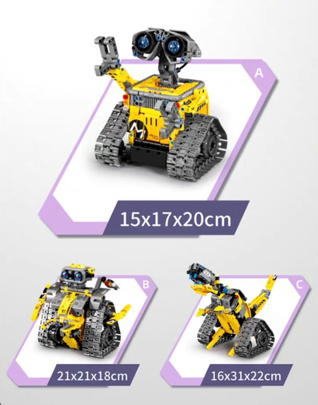 Konstruktor Robot Valli 3in1
Qurilish to'plami Robot Valley 3