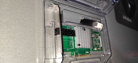 Сетевая карта 10Gigabit Ethernet, SFP+ порт, 1*10G Intel X520 Da1