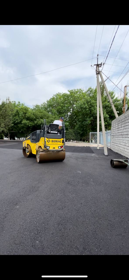 Asfalt ishlari va har xil turdagi bardiyor xizmatlarini qilamiz