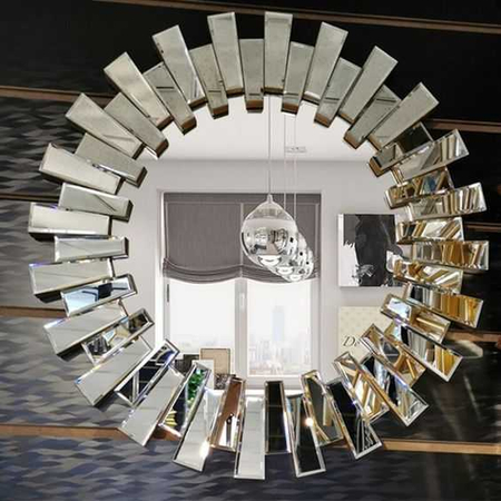 Зеркало  Modern Round Glass Mirror  зеркало