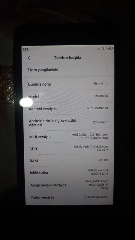 Redmi 3 S   ishlashi a\\\'lo