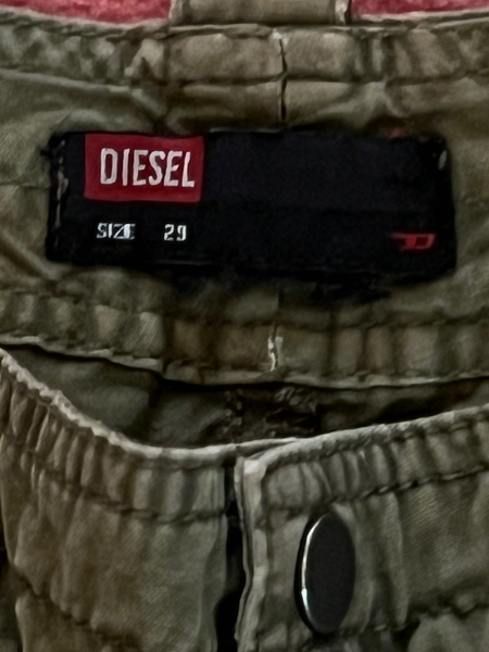 Diesel брюки джинсы хаки 29 размер  новые