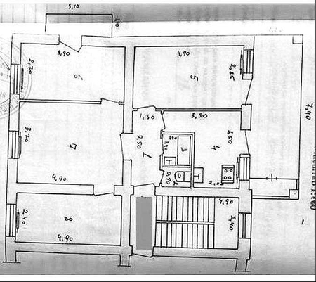 ПРОДАЕТСЯ 4/2/4  90м2 Ц-15 Жангох без ремонта