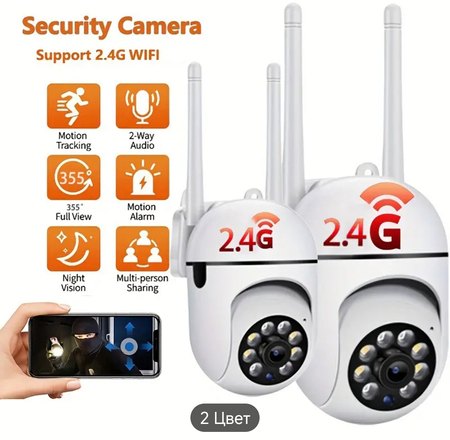 WiFi camera 360градус, поворотная камера