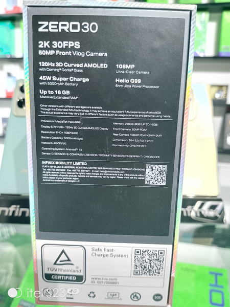 Infinix zero 30 (16/256)