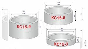 ЖБИ кольца для колодцев КС10-9 КС15-9 КС20-9, ККС,