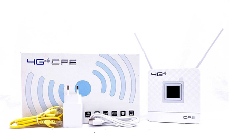 Wi-Fi Router 4G LTE Sim Carta va Optika Dostavka Bor