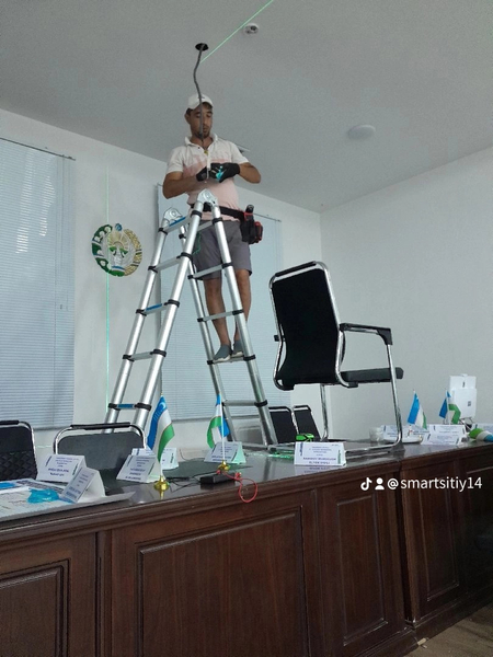 Кузатув камераларини урнатиш Нурафшон (Туйтепа)шахрида