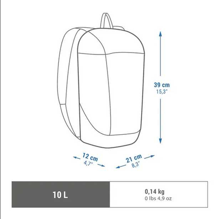 Рюкзак на каждый день 10 л от Decathlon