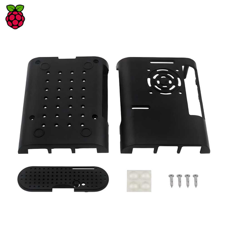 Корпус из ABS пластика с активным кулером для Raspberry Pi 5