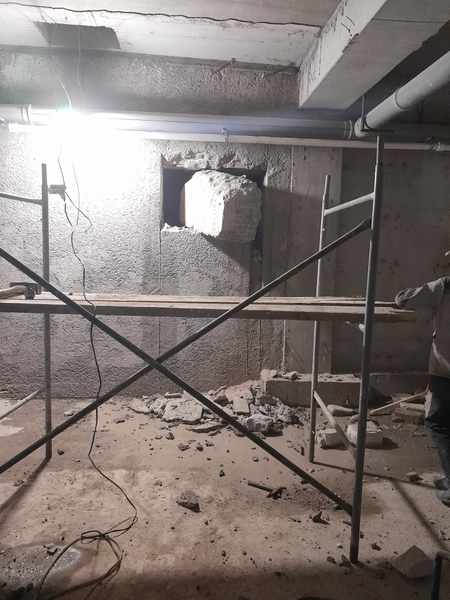Beton kesish kalonkada teshi ferfaratir xizmatlari
