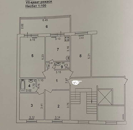 Продам 4х комнатную улучшенная планировка Тузель 2