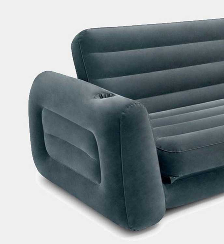 Надувной диван. Трансформер. Intex-203х224х66 см. Доставка бесплатно