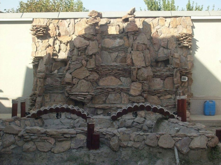 Бассейн и водопад, турецкий хаммом и русские бани