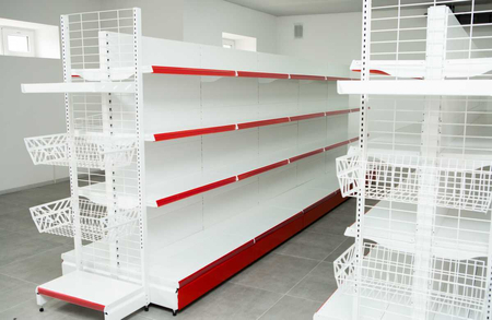Продается металлический стеллаж для магазина savdo stelaj