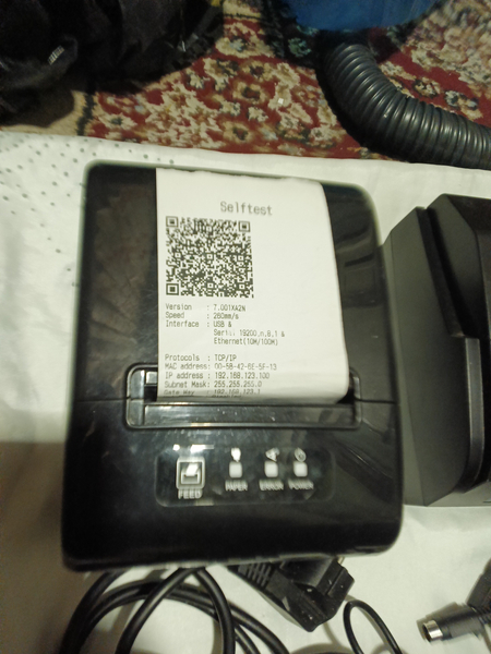 Xprinter xp 58 kop ishlamagan xprinter  xp S260m yengi  sastayanada