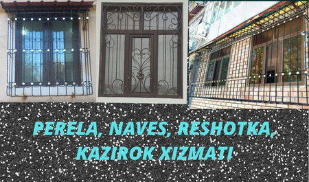 Sifatli reshotka kazirok yasab oʻrnatib beramiz