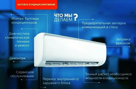 Установка кондиционера