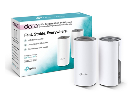 Скидка!!! Tp-Link Deco E4 (2-штуки) AC1200.Beamforming.MU-MIMO